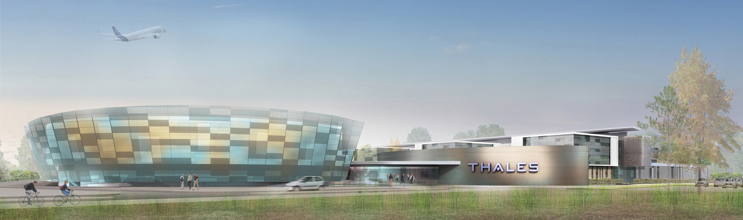 Le campus de THALES en total BIM - Barbanel